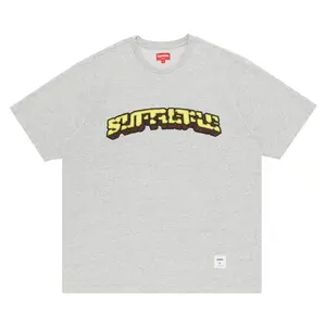 Supreme Block Arc Short-sleeve Top 'heather - Grey