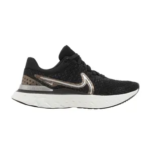 Nike React Infinity Run Flyknit 3 Sneakers - Black