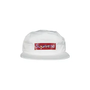 Supreme Holographic Camp Cap - White
