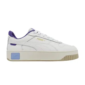 PUMA Carina Street Lace Up Sneakers - White