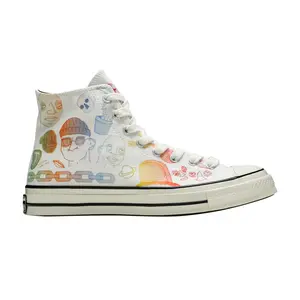 CONVERSE Tyler, The Creator X Foot Locker X Chuck 70 'artist Series - White