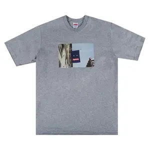 Supreme Banner Tee 'heather - Grey
