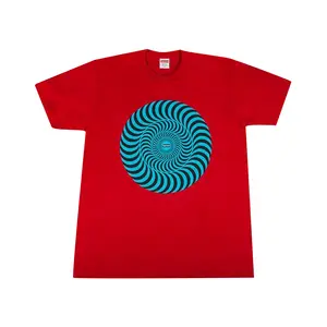 Supreme X Spitfire Classic Swirl T-shirt - Red