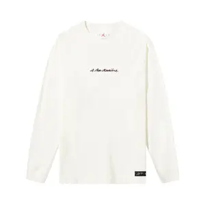 JORDAN X A Ma Maniere Long-sleeve Tee 'sail - Cream