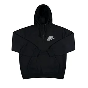 Supreme X Nike Half Zip Hooded Sweatshirt - Black