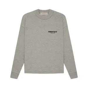 Fear Of God Long-sleeve Tee 'dark Oatmeal - Grey