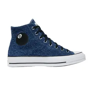 CONVERSE Stussy X Chuck 70 High '8 Ball' Sneakers - Blue