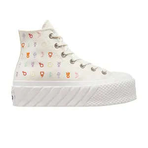 CONVERSE Taylor All Star Lift 2x Platform High Mystic Symbols - Cream