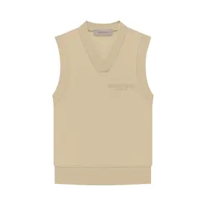 Fear Of God Pullover V-neck Vest - Cream
