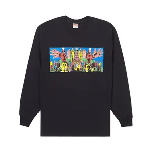 Supreme Gilbert And George Death After Life Long-sleeve Tee - Black