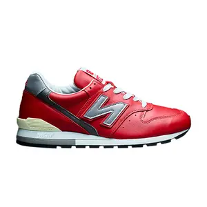 NEW BALANCE 996 Smooth Leather Sneakers - Red