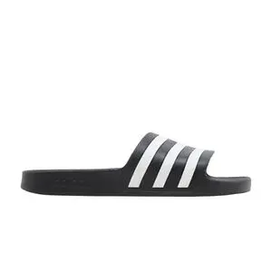 Adidas Adilette Aqua Slides - Black
