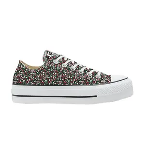 CONVERSE Chuck Taylor All Star Platform Low Vintage Floral - Black