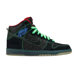 Nike Dunk High Premium Sb Twin Peaks Sneakers - Black