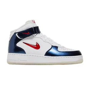 Nike Air Force 1 Mid Qs 'independence Day' Sneakers - White