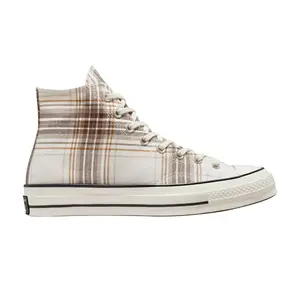 CONVERSE Chuck 70 High 'desert Tartan - Cream