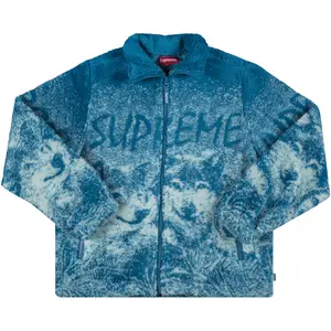 Supreme Wolf Fleece Jacket - Teal