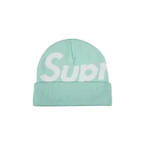 Supreme Supreme Big Logo Beanie Blue
