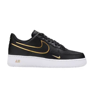 Nike Air Force 1 '07 Lv8 'metallic Swoosh Pack' Sneakers - Black