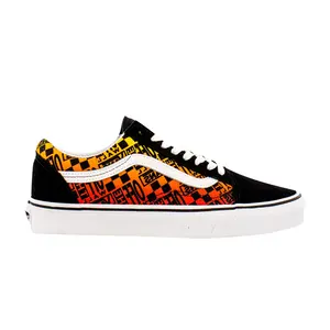 VANS Old Skool 'logo Flame' Sneaker - Black
