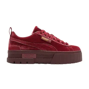 PUMA Mayze Velvet Sneakers - Red