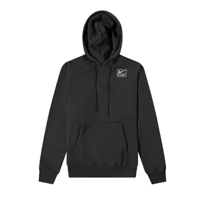 Nike X Stussy Stone Washed Pullover Hoodie - Black | Editorialist