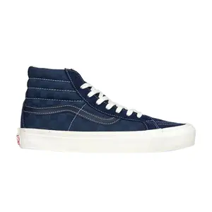 VANS Vault Og Sk8-hi Lx Tonal Checkerboard Sneakers - Blue