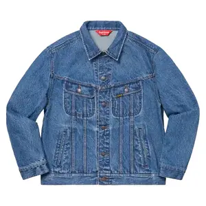 Supreme Painted Trucker Jacket - Blue