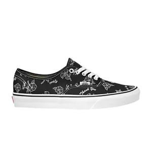 VANS Authentic 'thank You Floral' Sneakers - Black