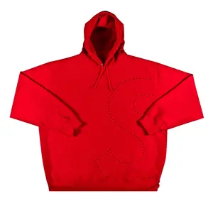 Supreme Laser Cut S Logo Hooded Sweatshirt - Red