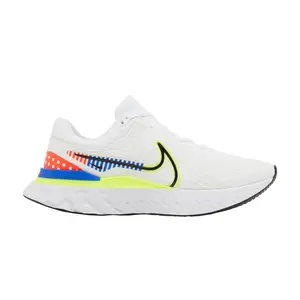 Nike React Infinity Run Flyknit 3 Premium Sneakers - White