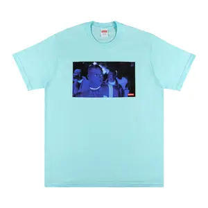 Supreme America Eats Its Young Tee 'turquoise - Blue