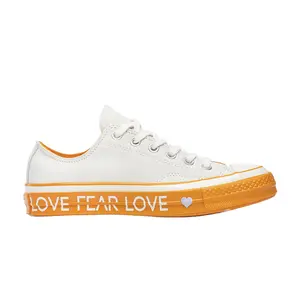 CONVERSE Chuck 70 Low 'love Graphic' Sneakers - Cream