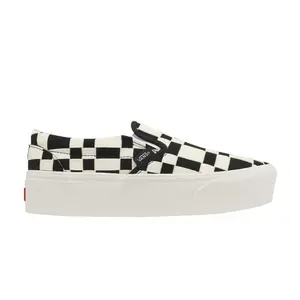 VANS Classic Woven Checkerboard Slip-on - Black