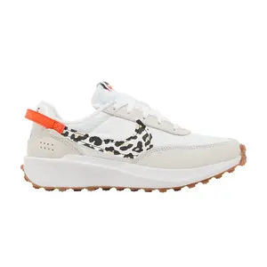 Nike Waffle Debut Leopard Sneakers - White