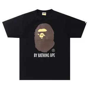 A BATHING APE Glitter Tee - Black
