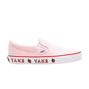 VANS Vans Classic Slip-On Sidewall Print - Strawberry Pink