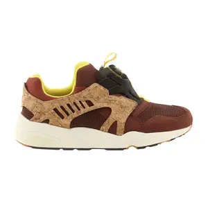 PUMA Disc Blaze Leather Cage Sneakers - Brown