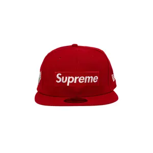 Supreme Box Logo New Era Cap - Brown | Editorialist