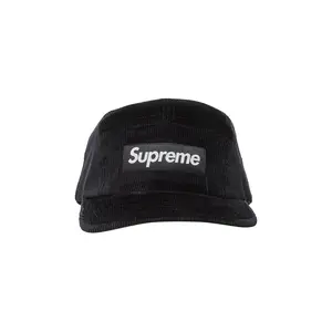 Supreme Corduroy Cap - Black