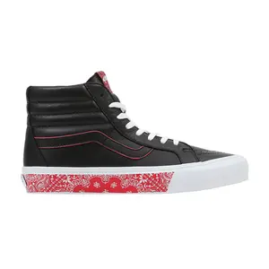 VANS Sk8-hi Reissue Lx Bandana High-top Sneakers - Black