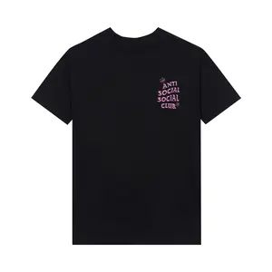 ANTI SOCIAL SOCIAL CLUB Coral Crush" Graphic T-shirt - Black