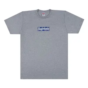 Supreme Bandana Box Logo Tee 'heather - Grey