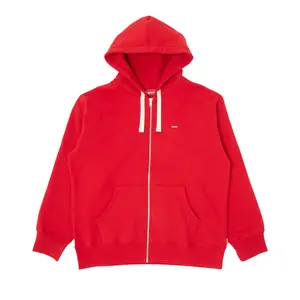 Supreme Small Box Drawcord Zip Up Hooded Sweatshirt - Red