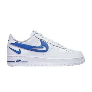 Nike Air Force 1 '07 Sneakers With Cut Out Swoosh - White