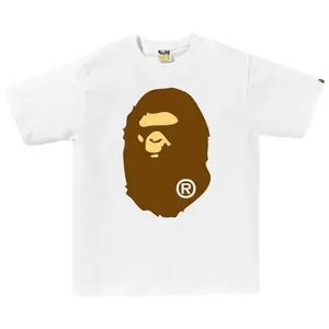 A BATHING APE Big Ape Head Tee - White
