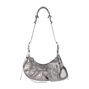 Balenciaga Balenciaga XS Le Cagole Shoulder Bag Silver