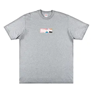 Supreme X Emilio Pucci Box Logo Tee 'heather /dusty Pink - Grey