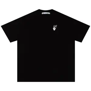 Off-White Marker Short-sleeve Over Tee /fuchsia - Black