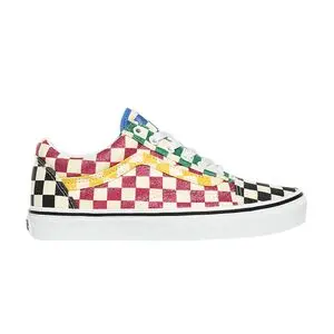 VANS Old Skool Glitter Check Sneakers - Multicolor